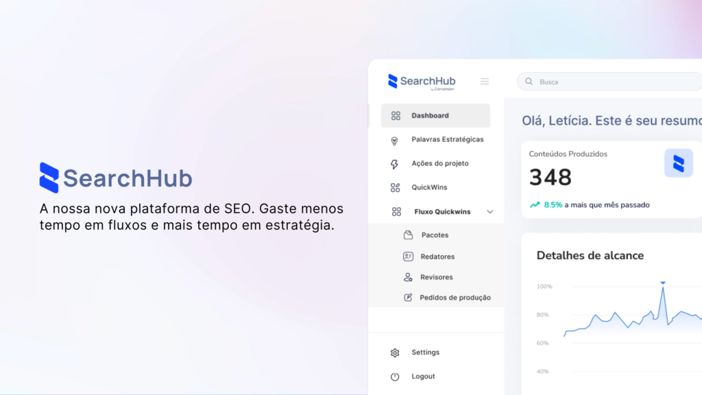 SearchHub - A nova plataforma de SEO da Conversion